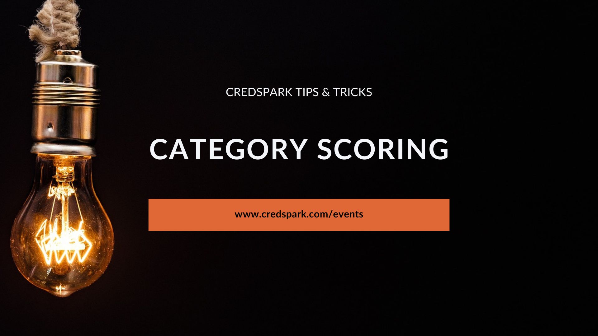 CredsSpark Tips And Tricks | Category Scoring